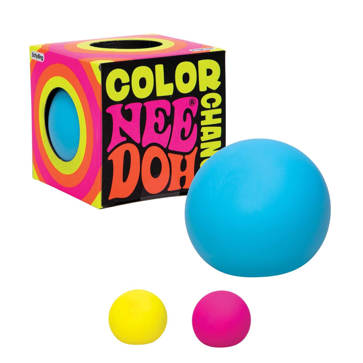 Schylling NeeDoh Color Change Ball – Sensory Fidget Toy (Assorted Colo ...